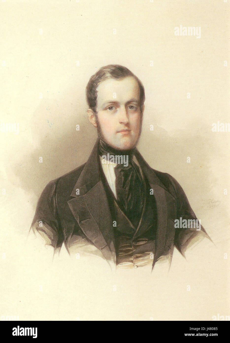 A portrait of Pyotr Stolypin, the Russian statesman, created by the ...