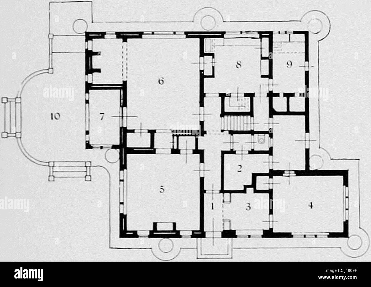 This image depicts the Landhuis Den Bongerd, a historical estate owned ...