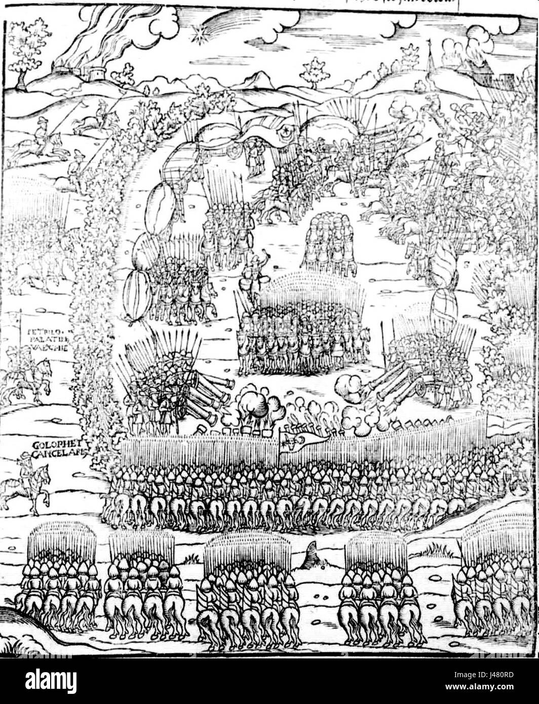 The Modovian army featured in the 'Polski Kronika' from 1564 offers a ...
