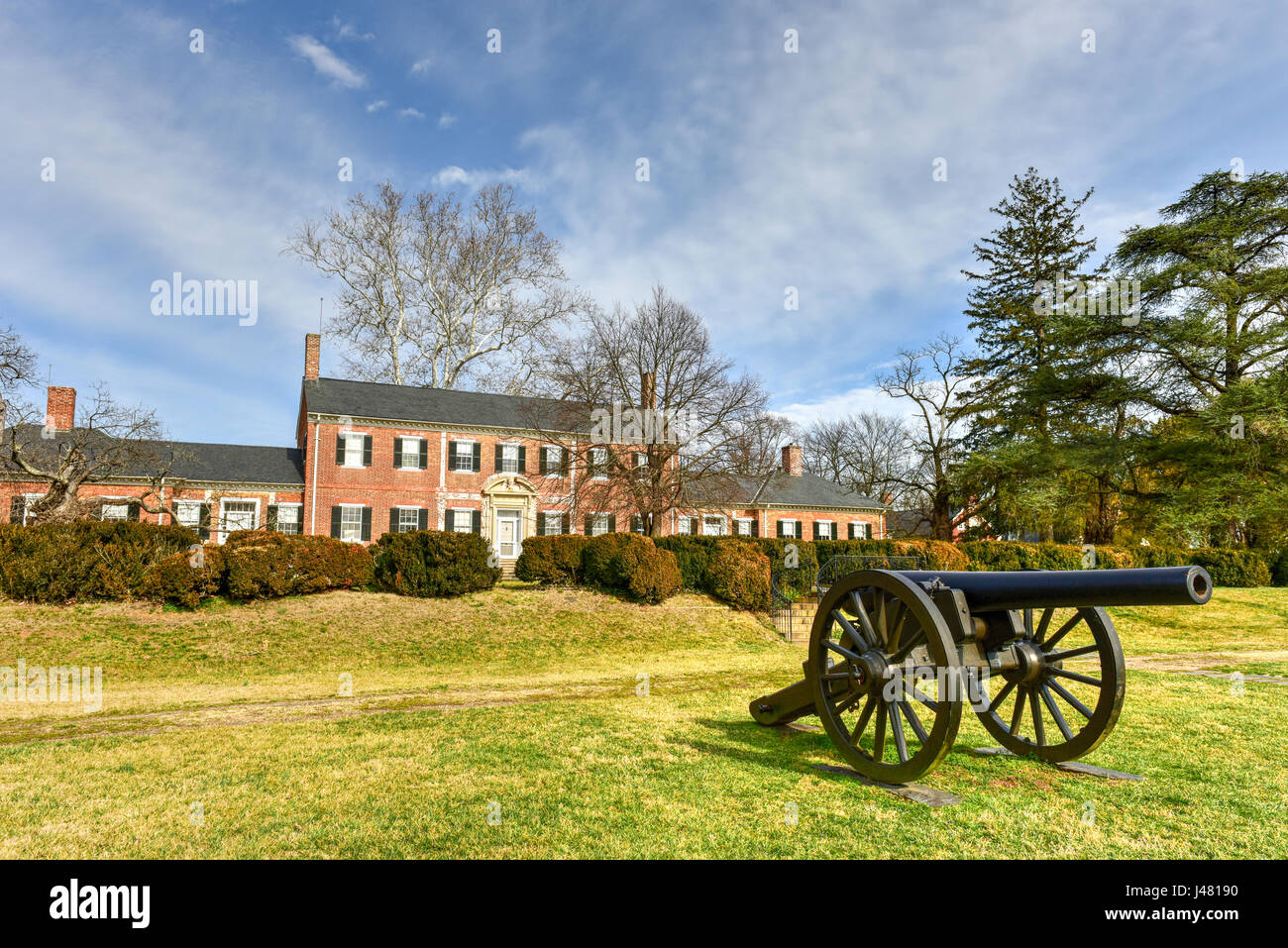 Chatham Manor, a Georgian-style home completed in 1771 on the ...