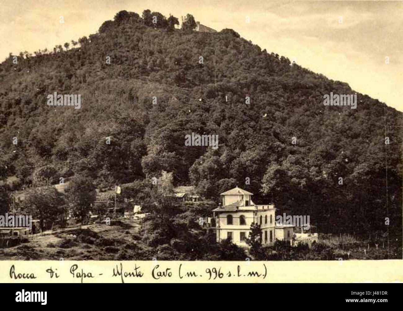 This image captures Monte Cavo on September 10, 1936, showcasing the ...