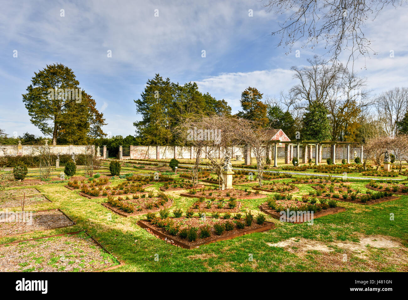 Chatham Manor, a Georgian-style home completed in 1771 on the ...
