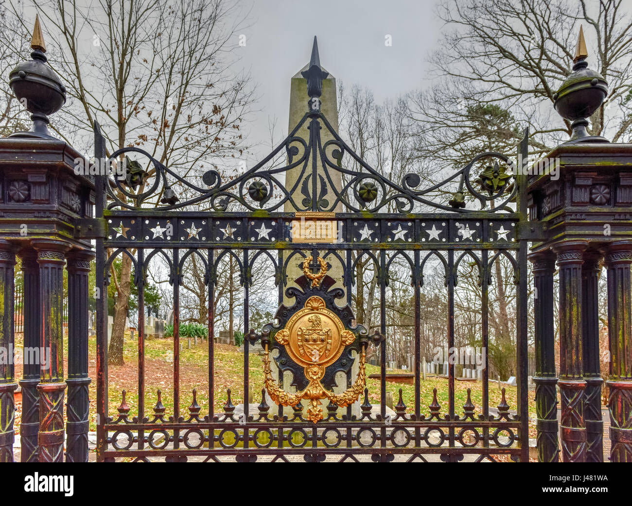 Thomas jefferson grave hi-res stock photography and images - Alamy