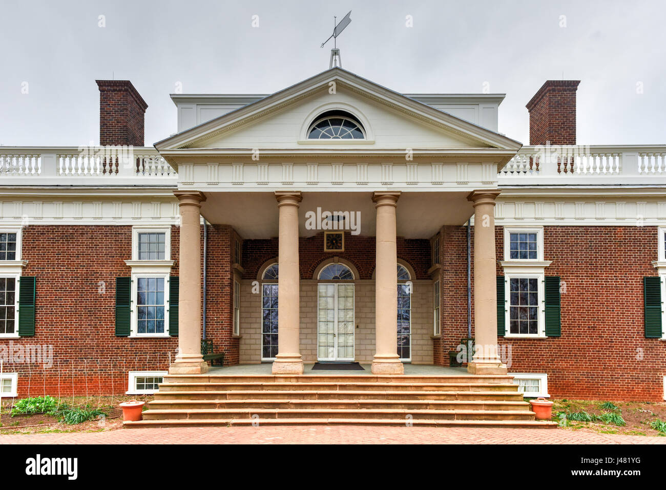 Thomas jefferson's monticello home hi-res stock photography and images ...