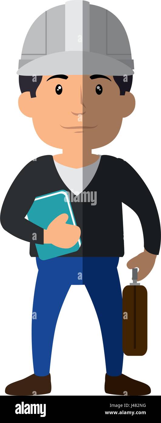 Worker man cartoon Stock Vector Image & Art - Alamy