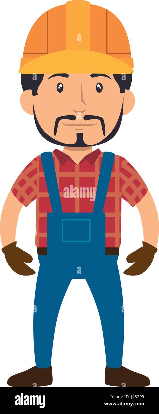 Worker man cartoon Stock Vector Image & Art - Alamy