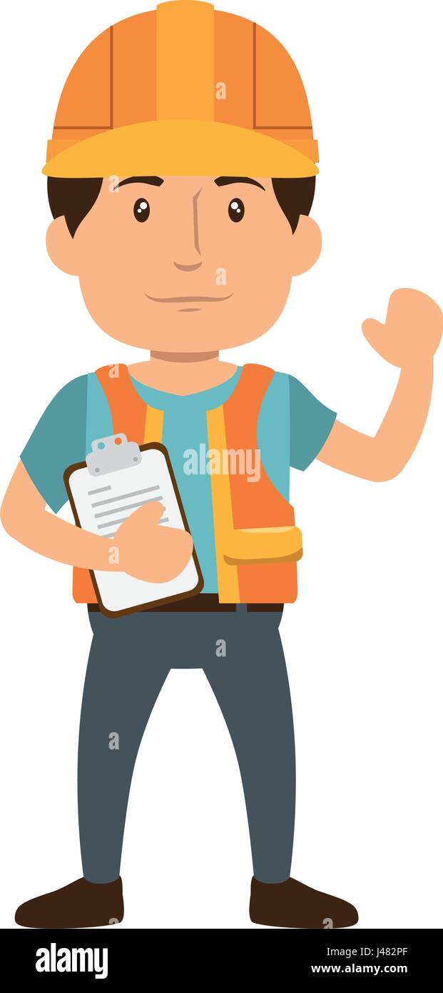 Worker man cartoon Stock Vector Image & Art - Alamy