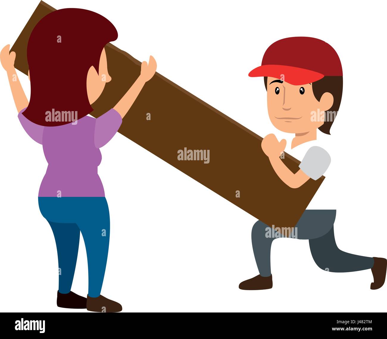 Worker man cartoon Stock Vector Image & Art - Alamy