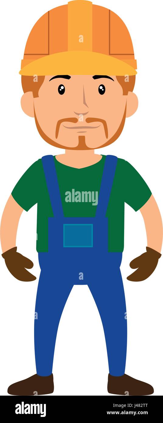 Worker man cartoon Stock Vector Image & Art - Alamy