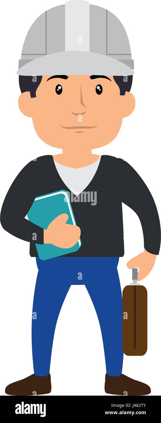 Worker man cartoon Stock Vector Image & Art - Alamy