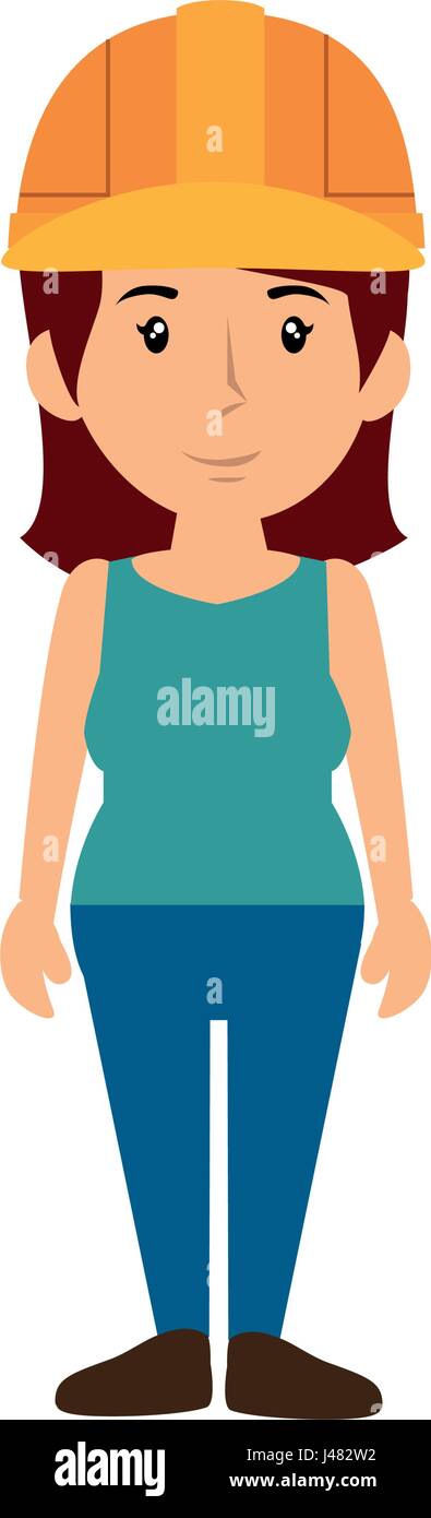 Woman worker cartoon Stock Vector Image & Art - Alamy