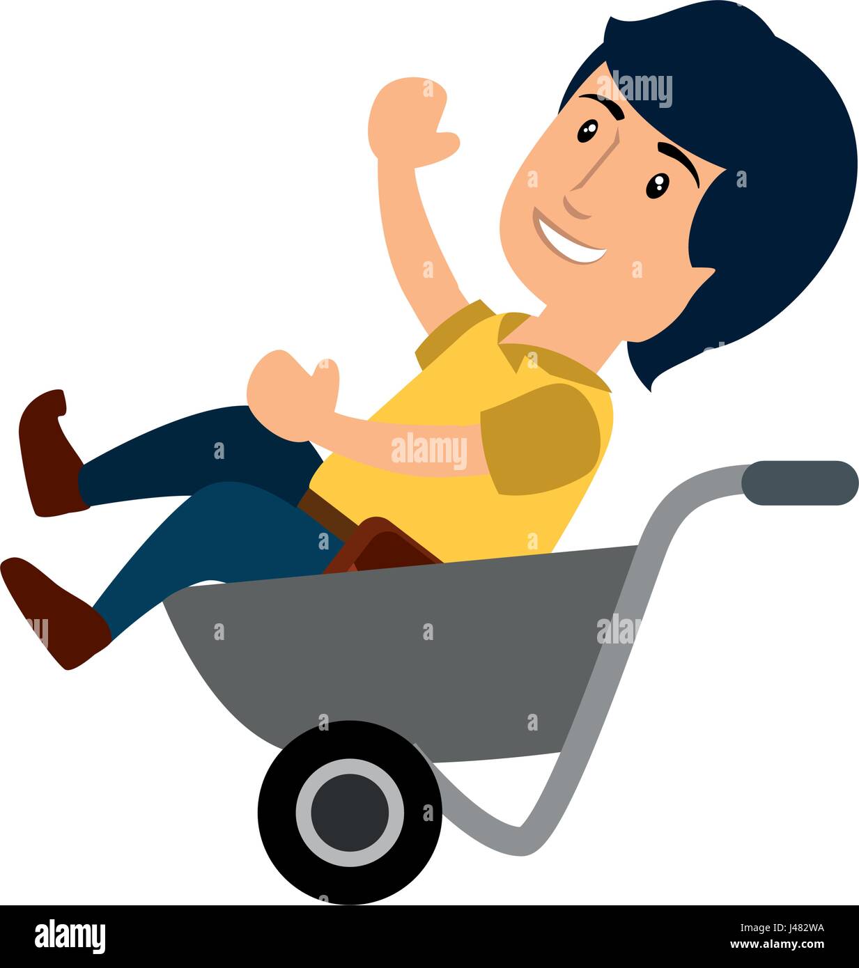 Worker man cartoon Stock Vector Image & Art - Alamy