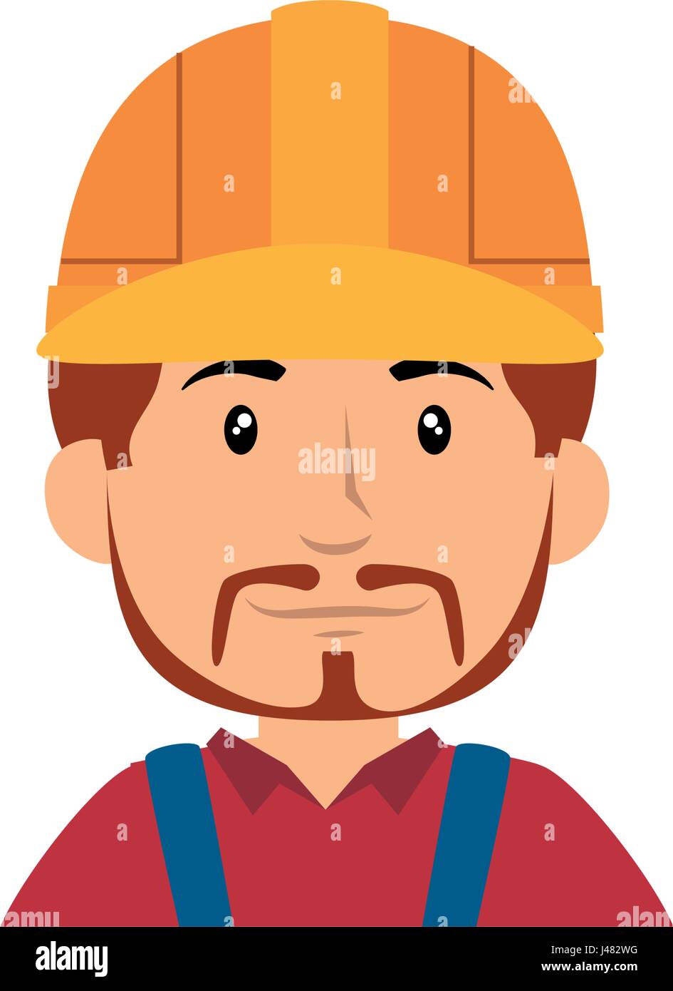 Worker man cartoon Stock Vector Image & Art - Alamy