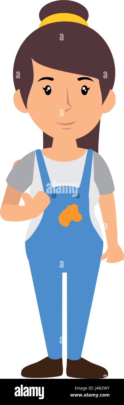 Woman worker cartoon Stock Vector Image & Art - Alamy