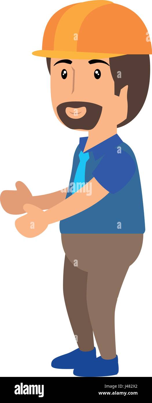 Worker man cartoon Stock Vector Image & Art - Alamy