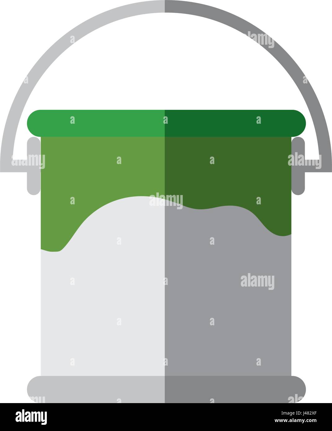 Paint bucket isolated Stock Vector Image & Art - Alamy