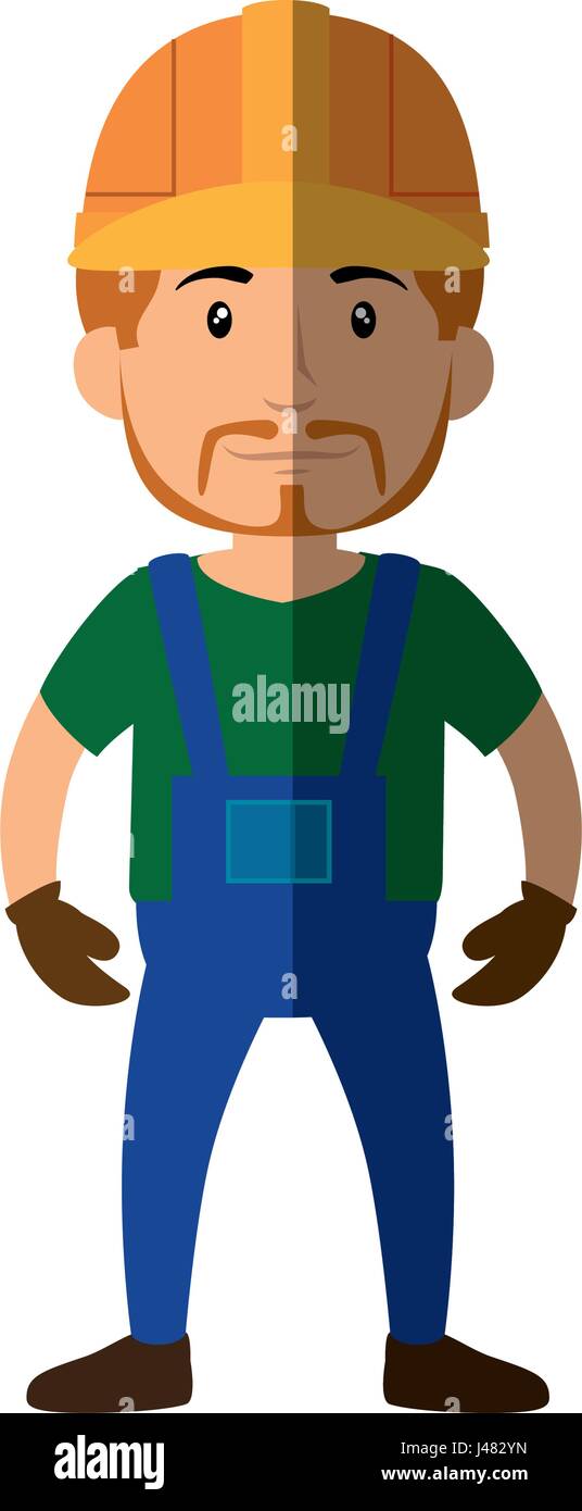 Worker man cartoon Stock Vector Image & Art - Alamy