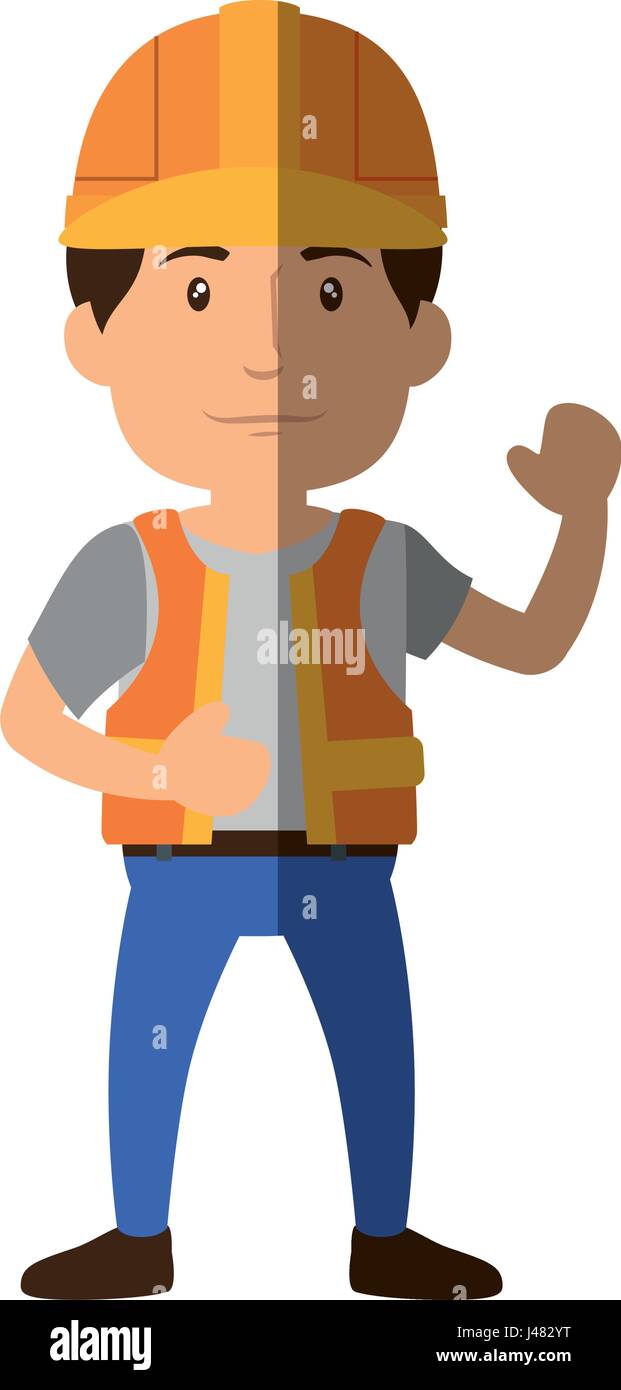 Worker man cartoon Stock Vector Image & Art - Alamy
