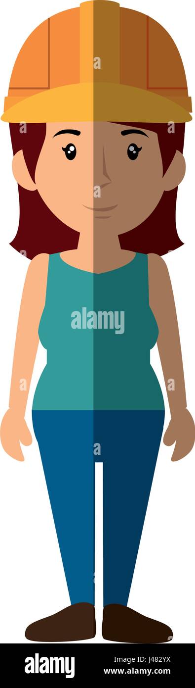 Woman worker cartoon Stock Vector Image & Art - Alamy