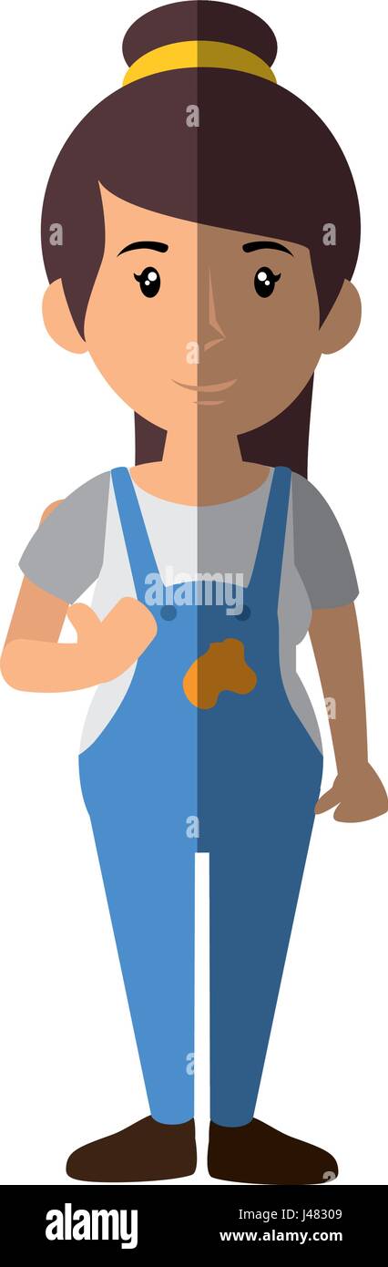 Woman worker cartoon Stock Vector Image & Art - Alamy