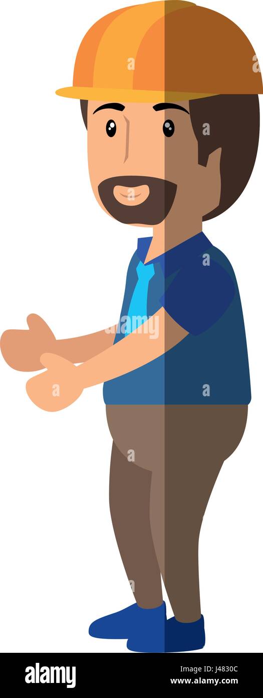 Worker man cartoon Stock Vector Image & Art - Alamy