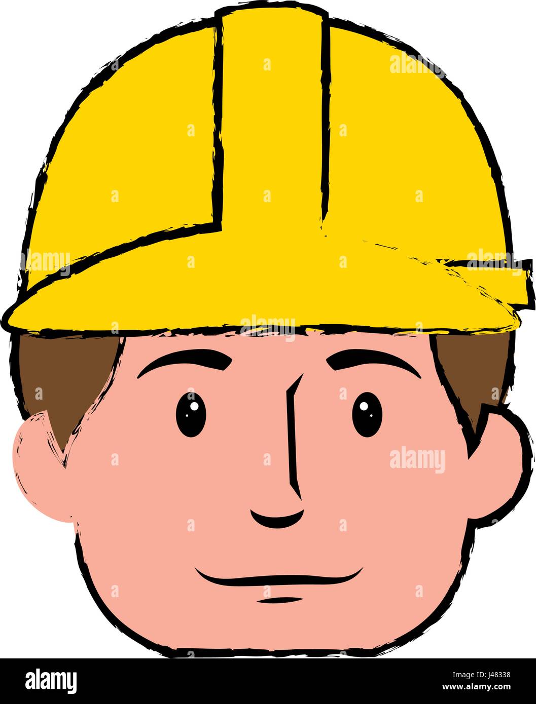 construction worker icon Stock Vector Image & Art - Alamy