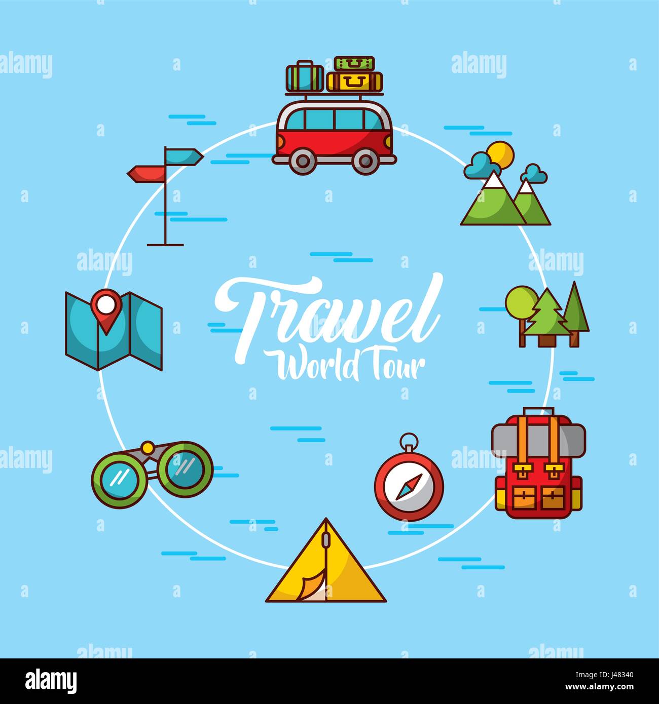 travel related icons image Stock Vector Image & Art - Alamy