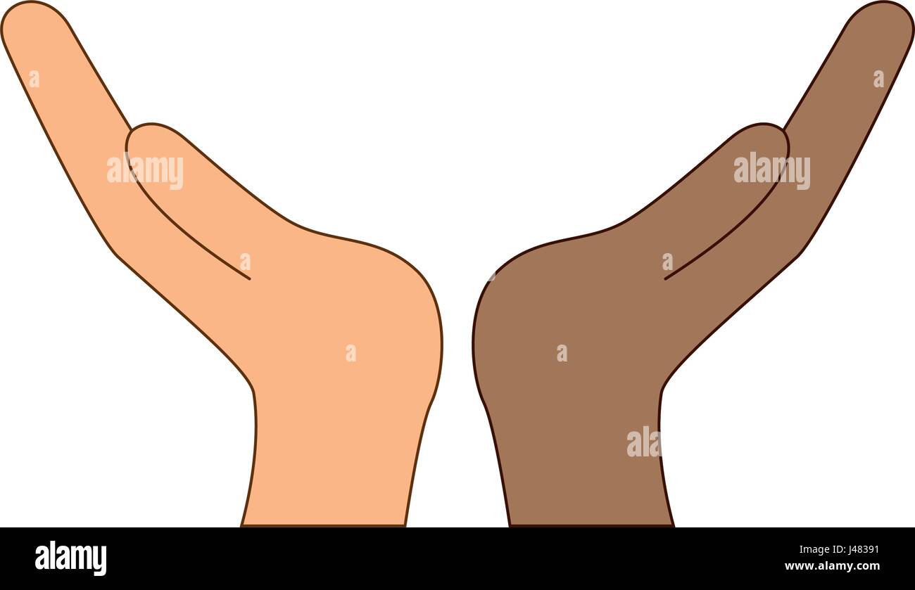 human hands icon Stock Vector Image & Art - Alamy