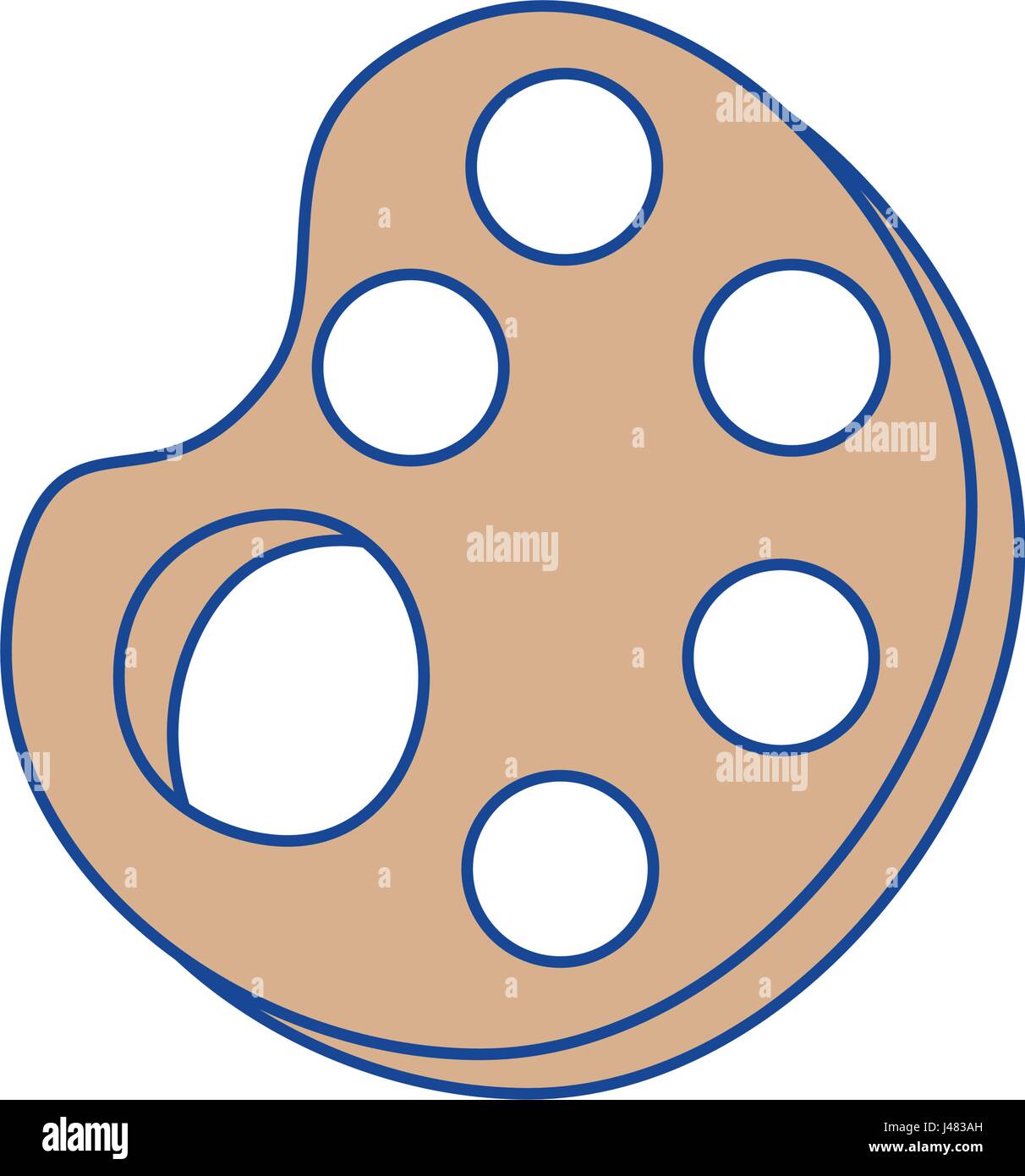 paint palette icon Stock Vector Image & Art - Alamy