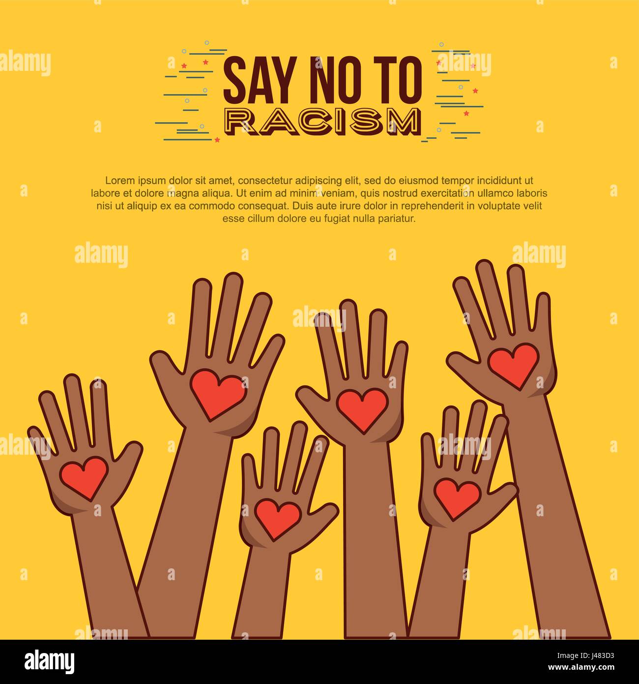 Racism acceptance Stock Vector Images - Alamy