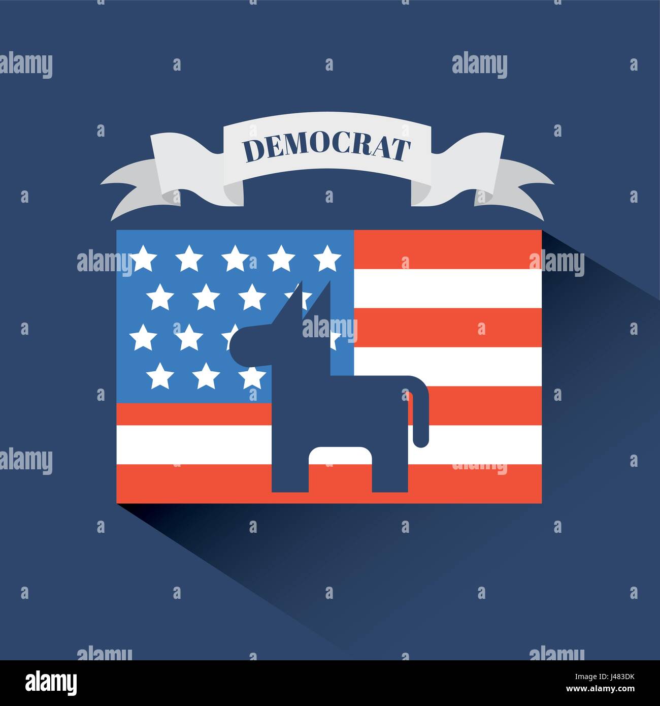 democrat party emblem image Stock Vector Image & Art - Alamy