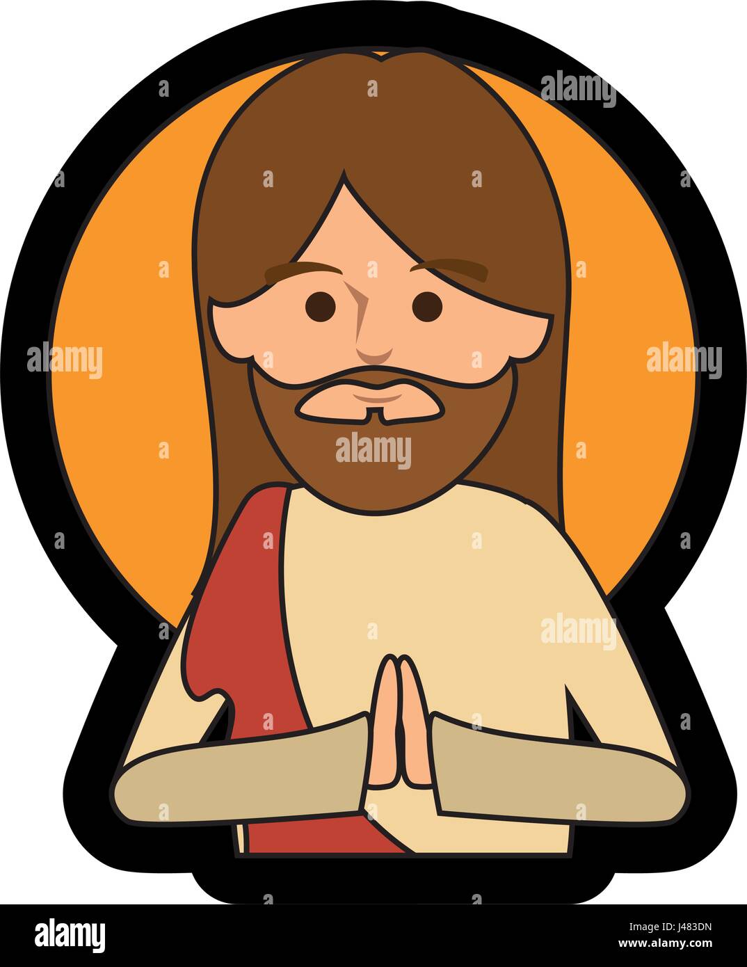 jesus christ man icon Stock Vector Image & Art - Alamy