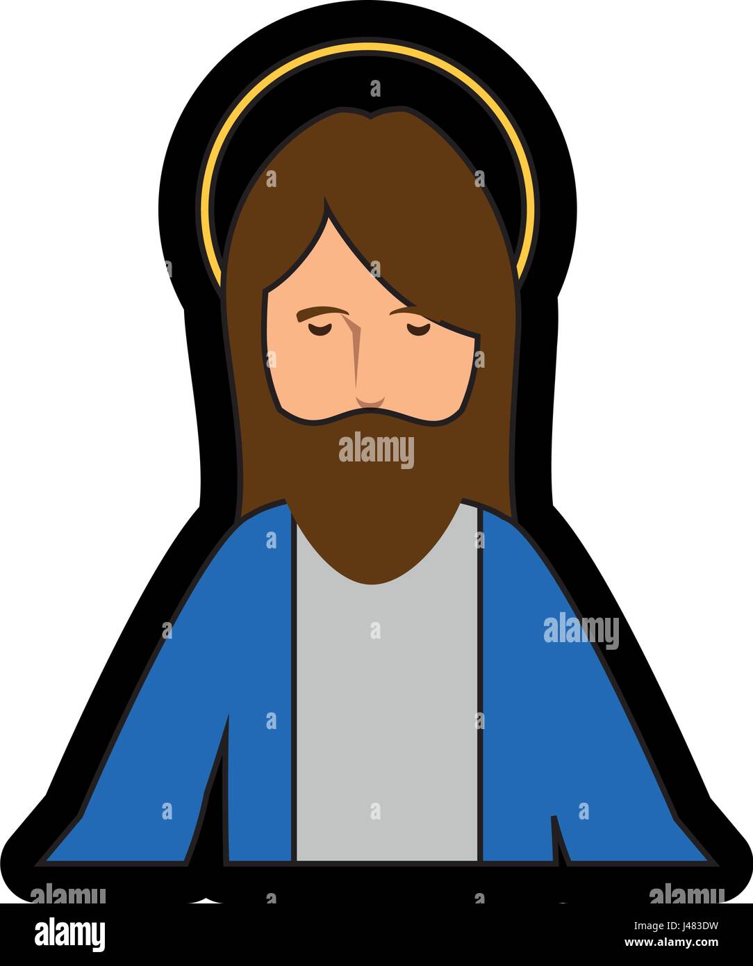 jesus christ man icon Stock Vector Image & Art - Alamy