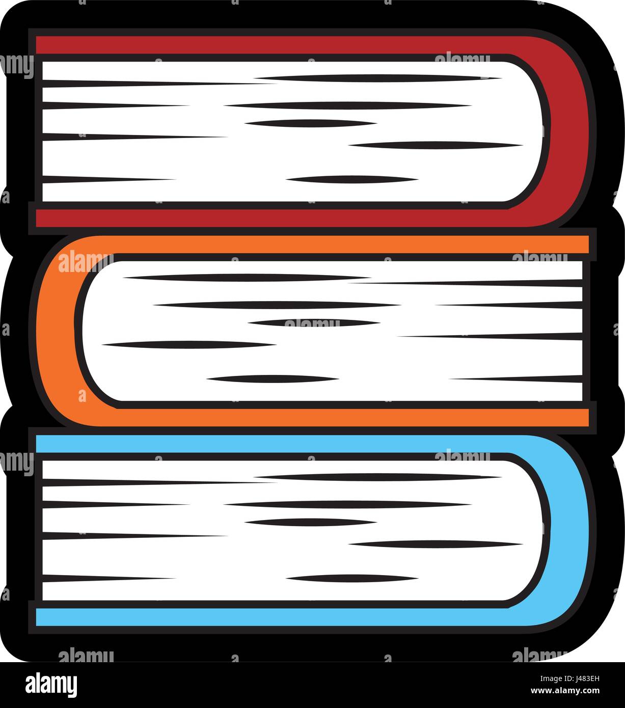 academic books icon Stock Vector Image & Art - Alamy