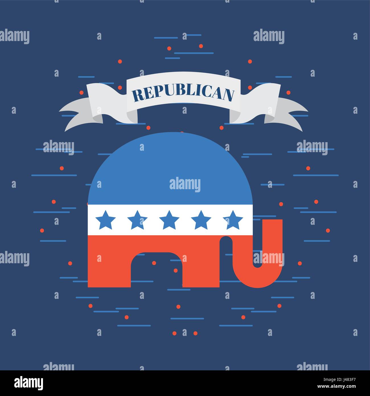 republican party emblem image Stock Vector Image & Art - Alamy