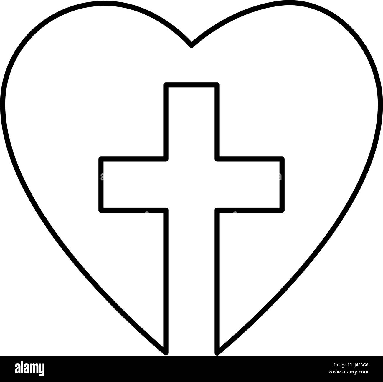 christian cross symbol icon Stock Vector Image & Art - Alamy