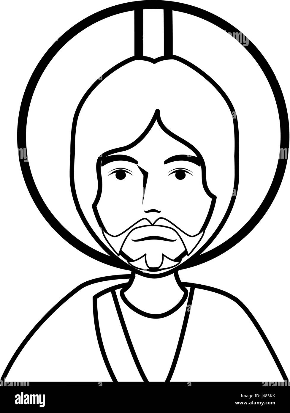 jesus christ icon Stock Vector Image & Art - Alamy