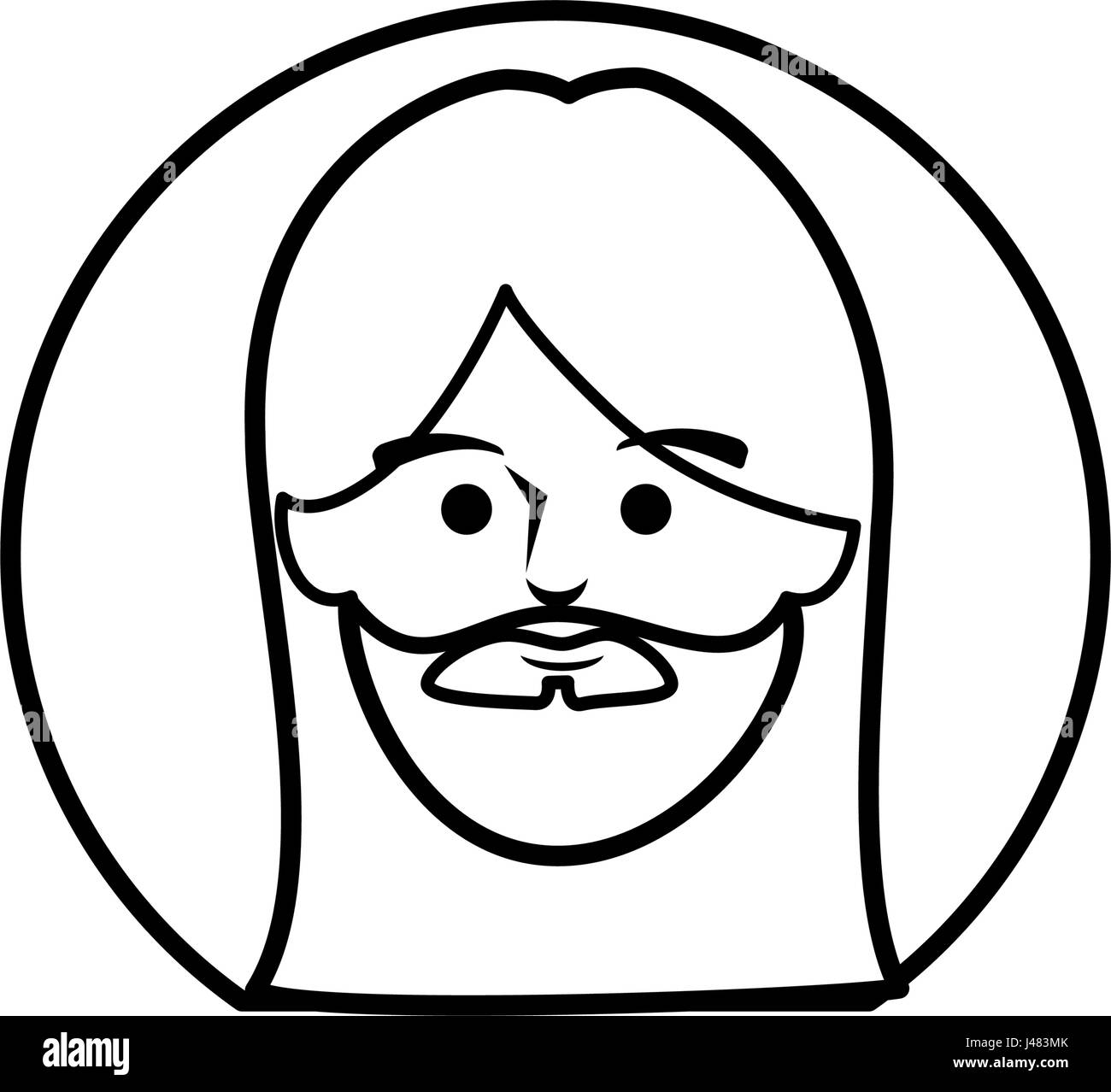 jesus christ icon Stock Vector Image & Art - Alamy