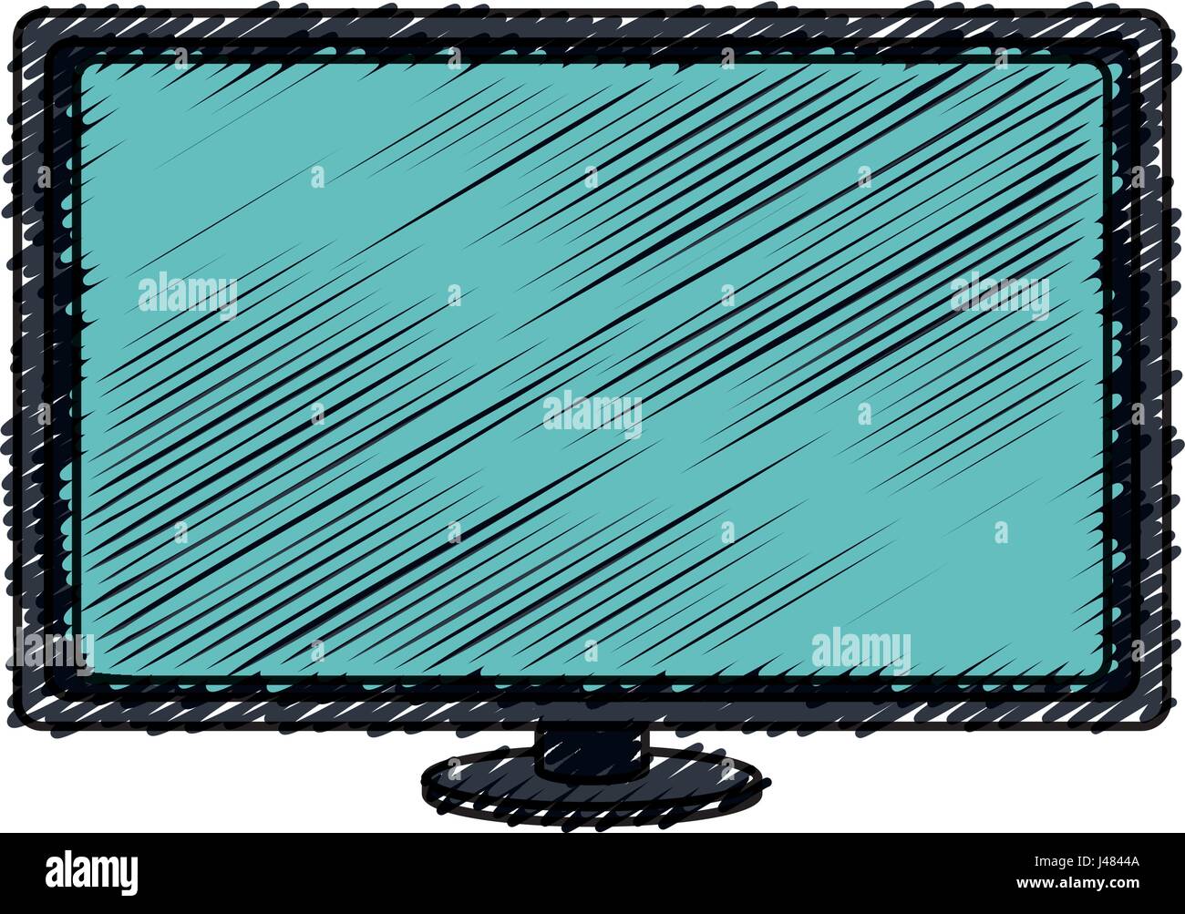 computer desktop isolated icon Stock Vector Image & Art - Alamy