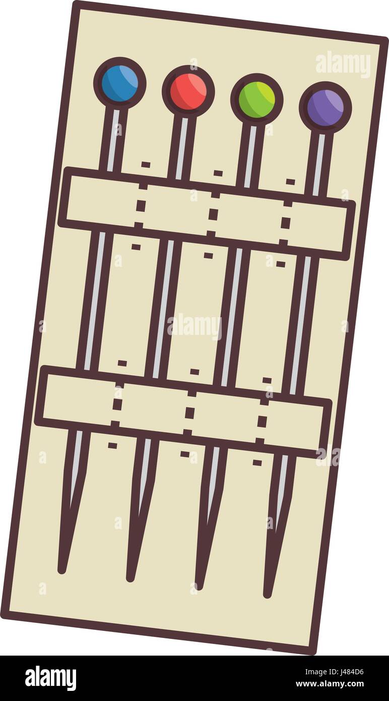 sewing Pins isolated icon Stock Vector Image & Art - Alamy