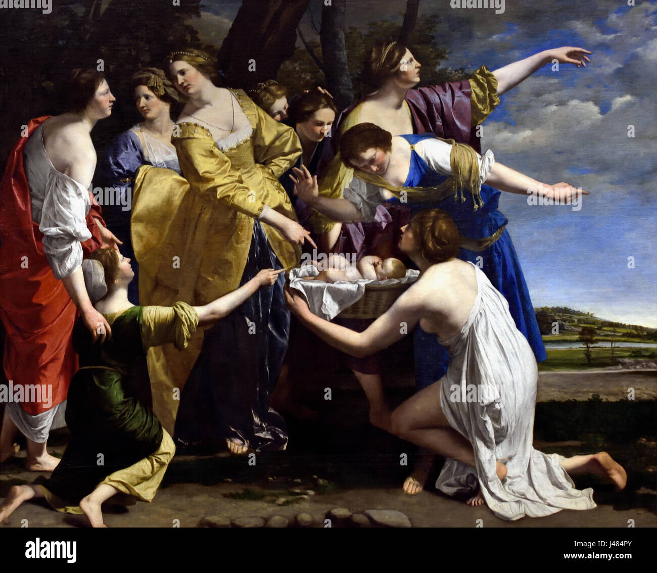 Moses in basket hi-res stock photography and images - Alamy