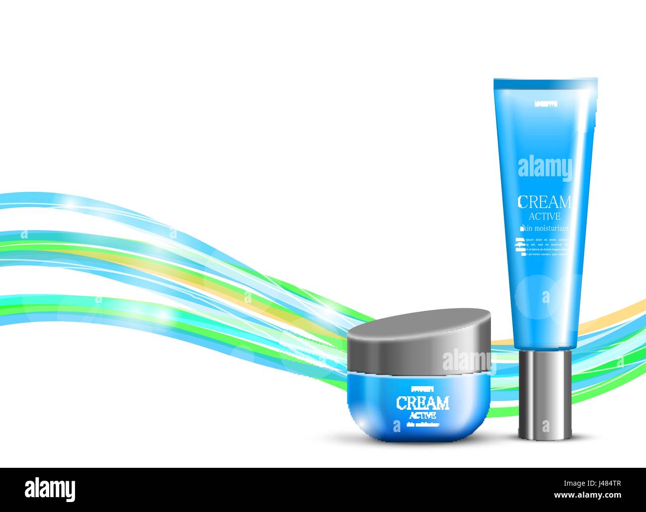 Skin moisturizer cosmetic design template Stock Vector Image & Art - Alamy