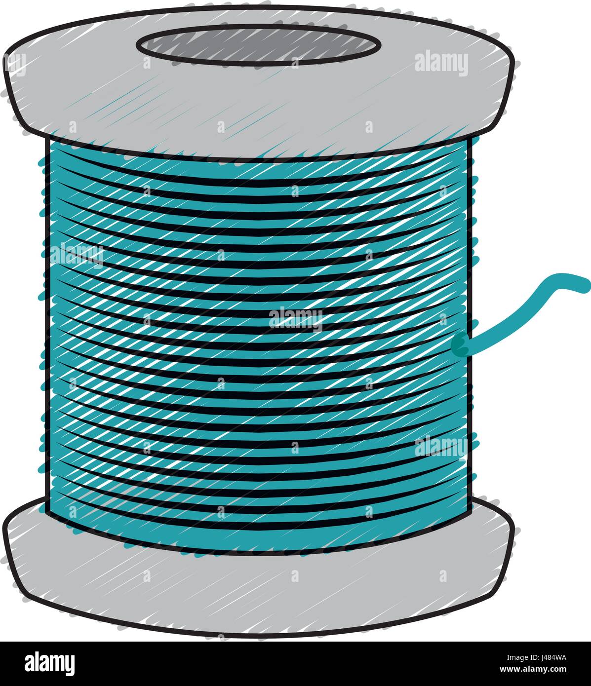 Sewing thread roll icon Stock Vector Image & Art - Alamy