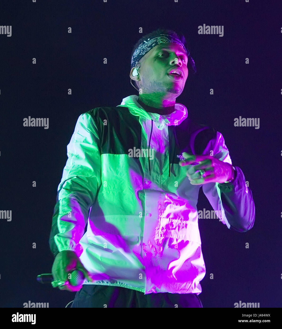 Kid Ink, the stage name of American hip hop artist Brian Todd Collins ...