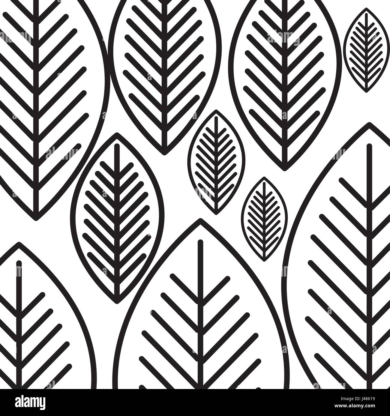 leafs plant decorative icon Stock Vector Image & Art - Alamy