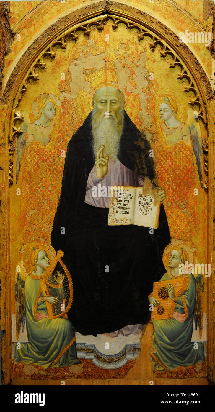 Niccolo di Tommaso (1346-1376). Italian painter. Trentino. Sant Antonio ...