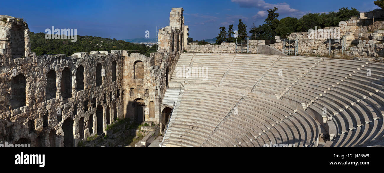 Herodes atticus roman theatre hi-res stock photography and images - Alamy