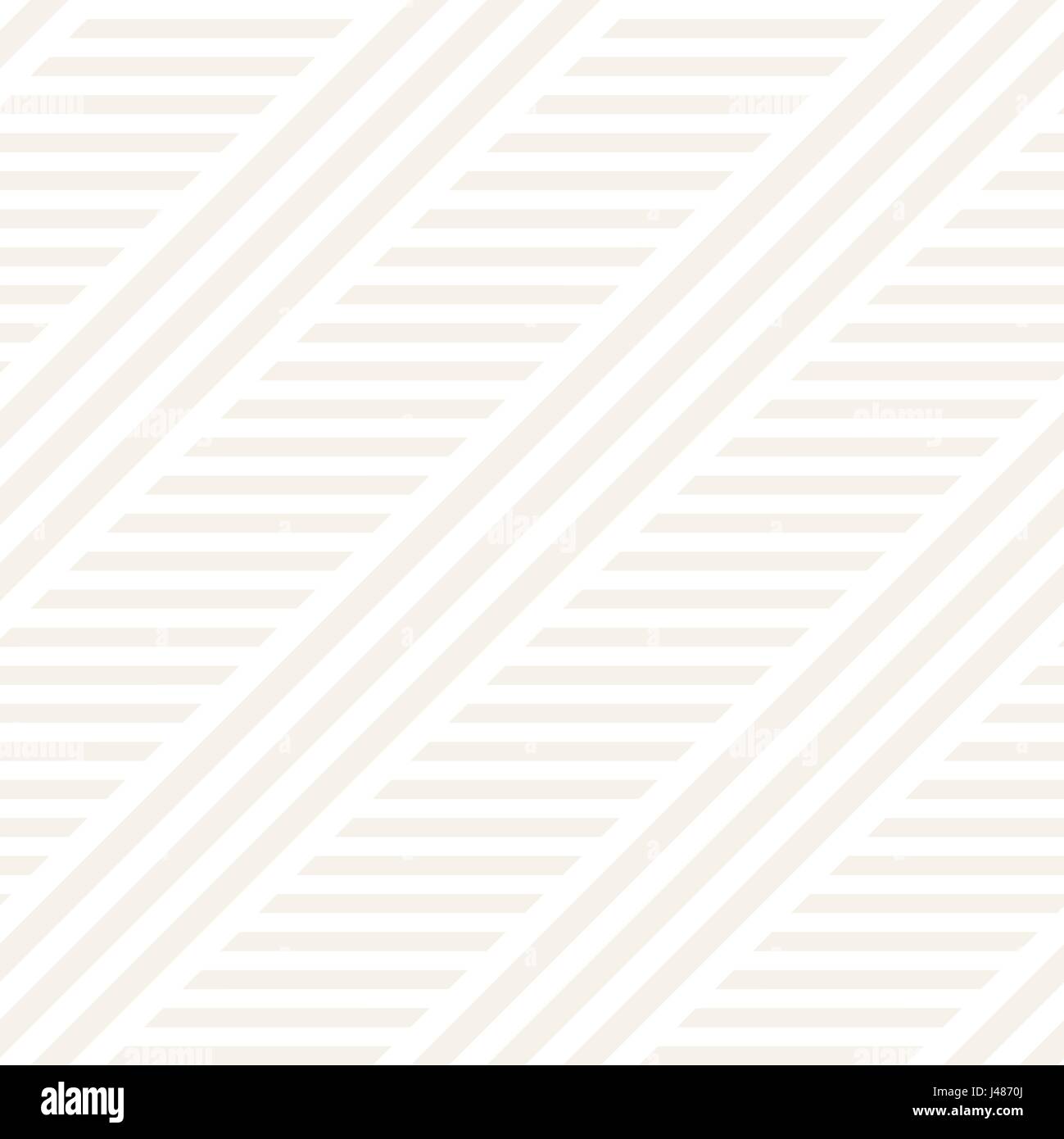 Interlacing Parallel Stripes. Vector Seamless Subtle Monochrome Pattern ...