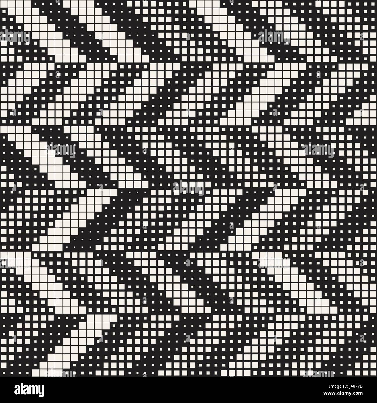 Seamless Irregular Geometric Pattern. Abstract Black and White Modern ...