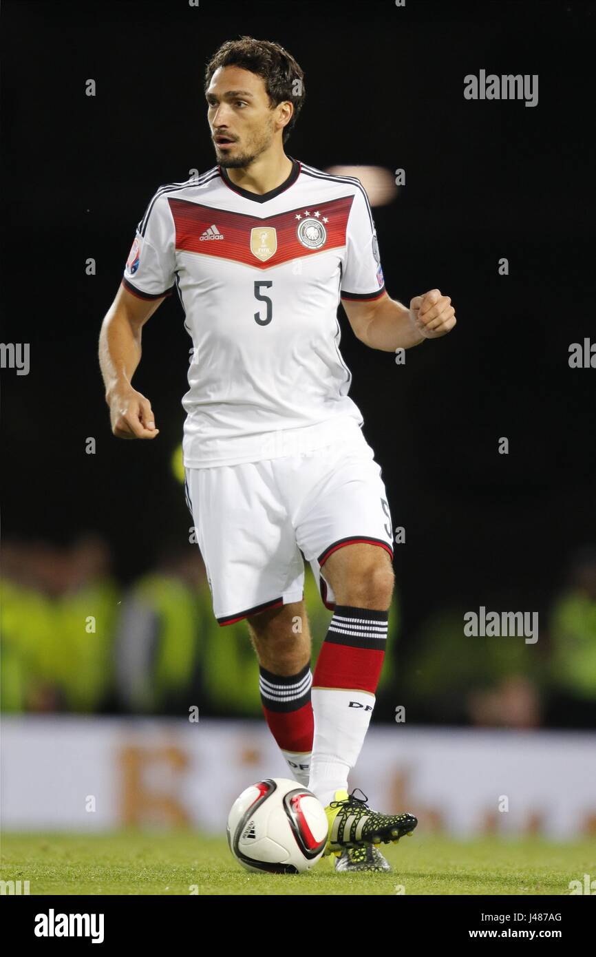 MATS HUMMELS GERMANY BORUSSIA DORTMUND FC FOOTBALLER HAMPDEN PARK ...